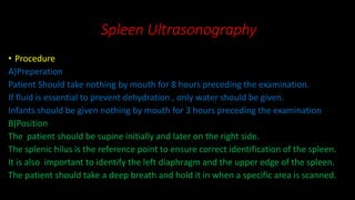 Spleen Ultrasonography PPT.pptx