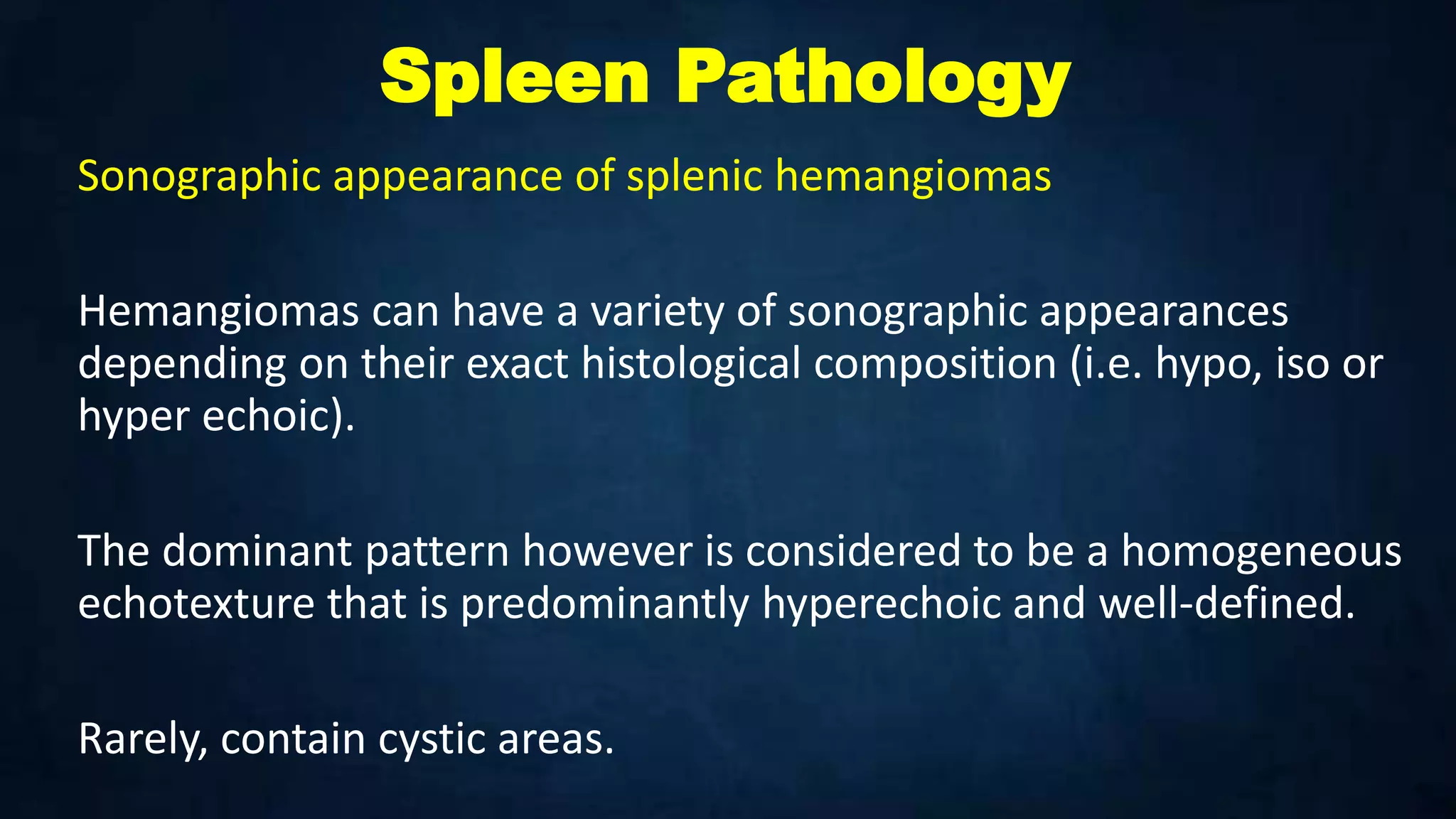 Spleen ultrasound | PPTX