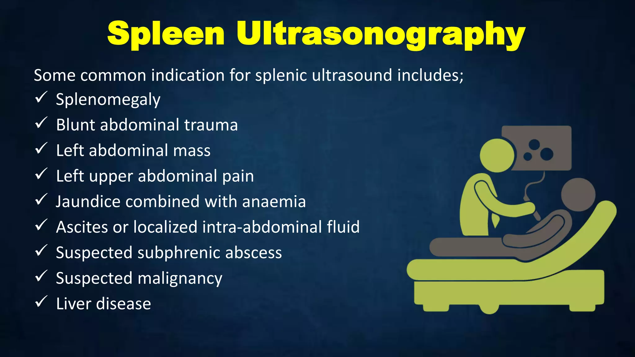 Spleen ultrasound