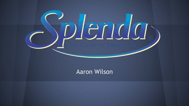 Splenda final presentation | PPT