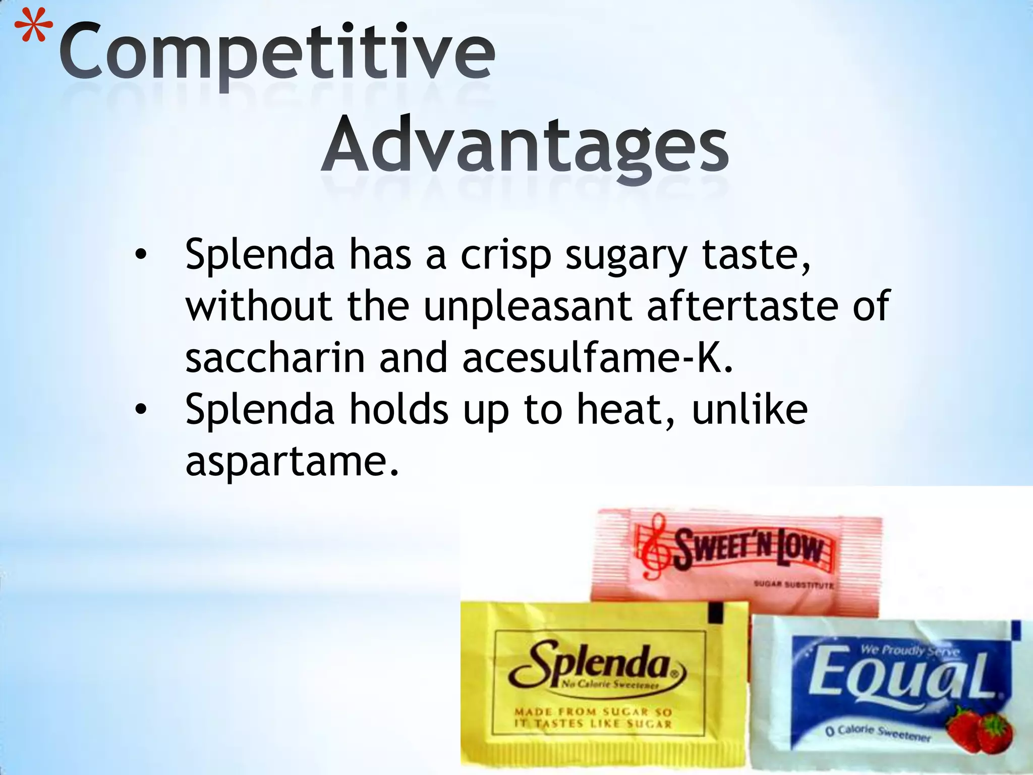 Splenda Presentation - Ryan Woods | PPTX