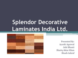 Splendor india | PPTX | Sales | Business