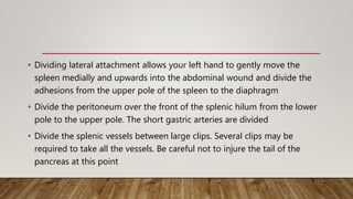 Splenectomy | PPTX