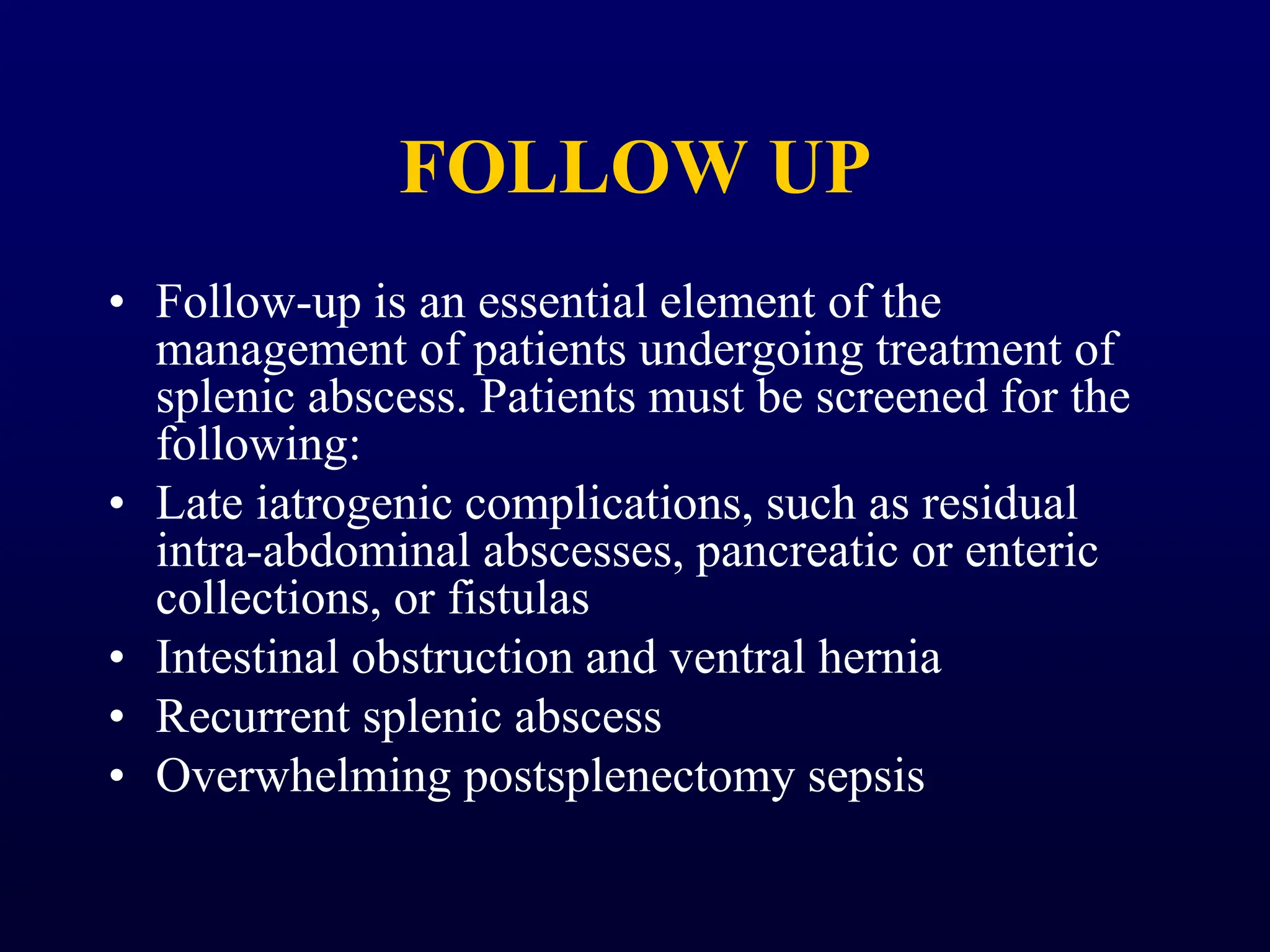 Splenic abscess the lect.ppt