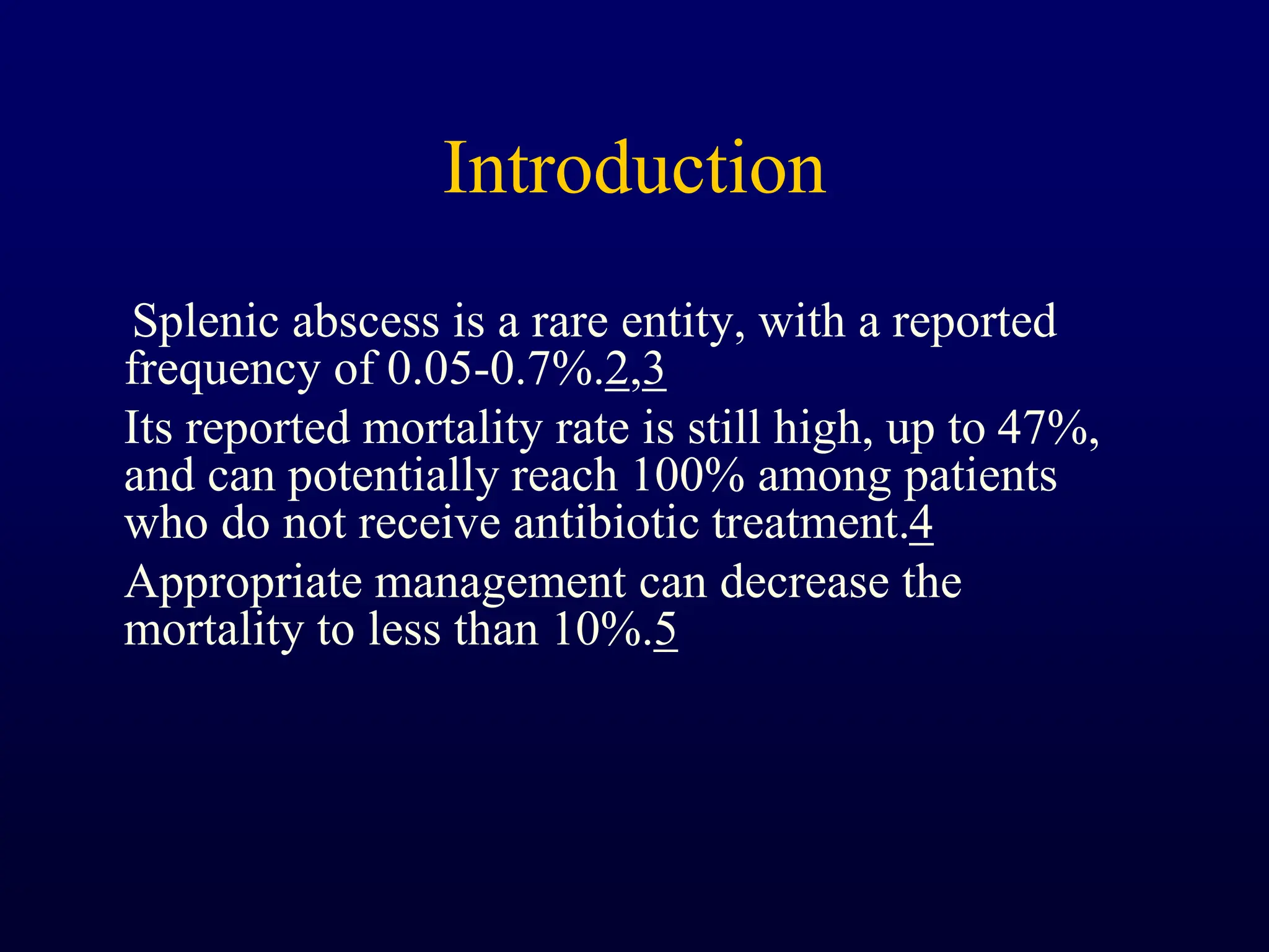 Splenic Abscess The Lectppt