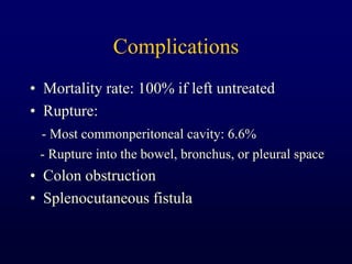 Splenic abscess the lect.ppt