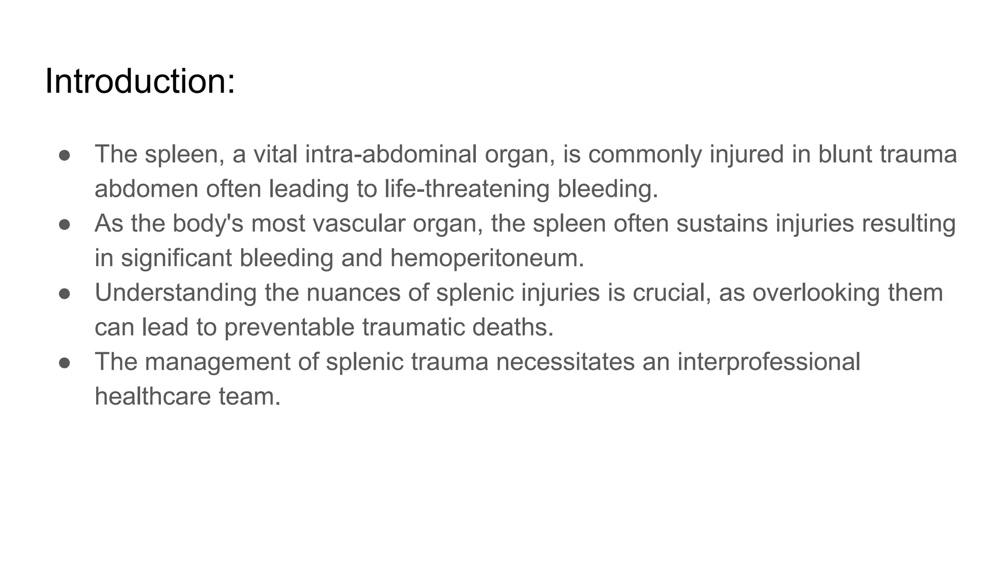Splenic injuries and their management.pptx