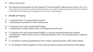 Splenic injuries and their management.pptx