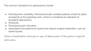 Splenic injuries and their management.pptx