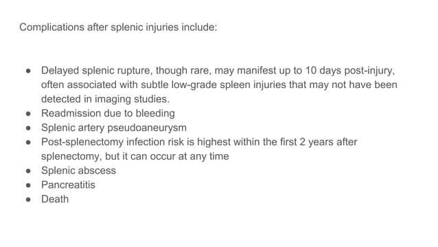 Splenic injuries and their management.pptx