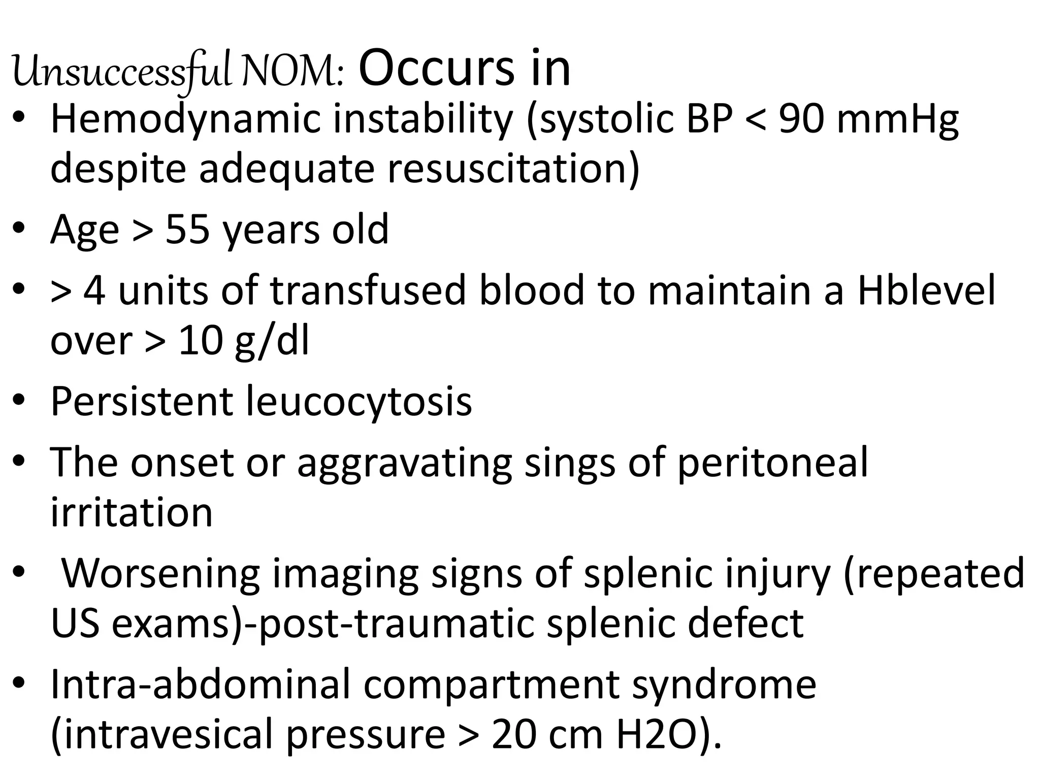 Splenic injuries ppt by manjusb | PPTX