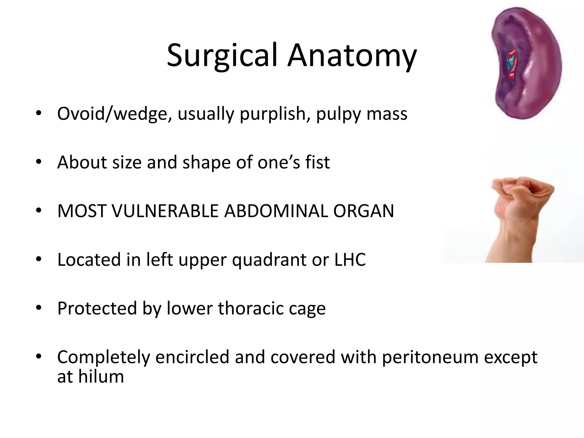 Splenic trauma | PPTX