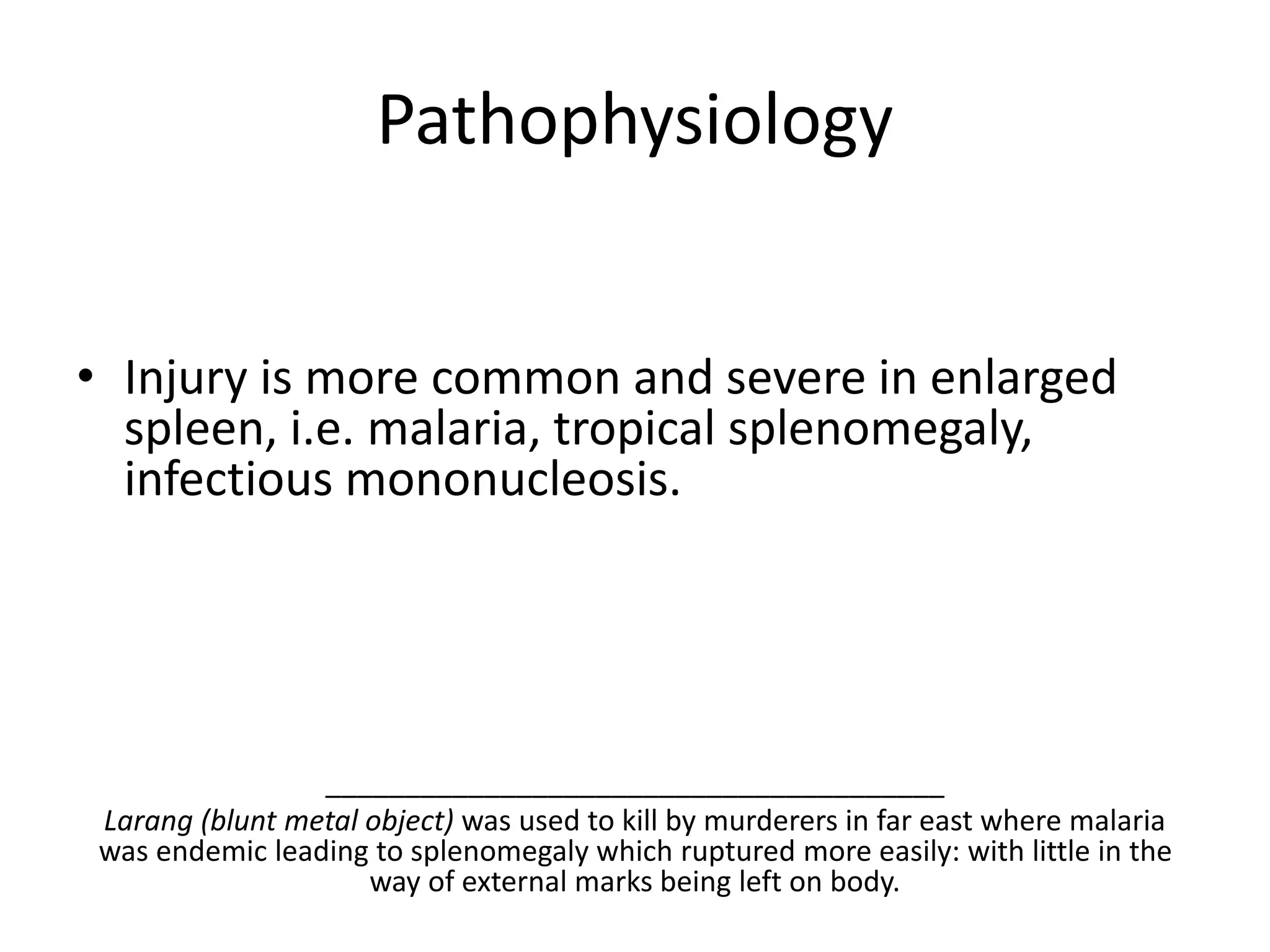 Splenic trauma | PPTX