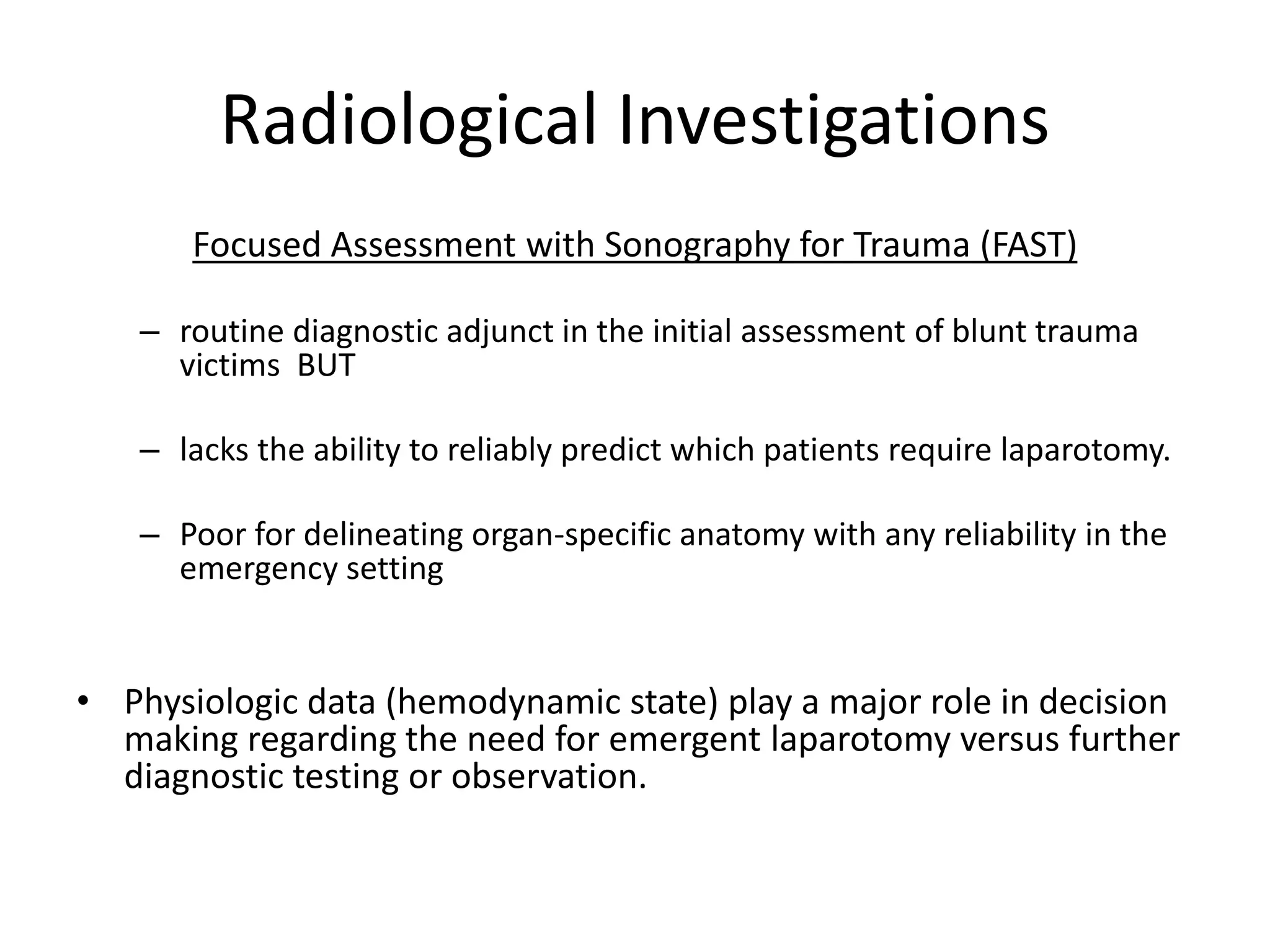 Splenic trauma | PPTX
