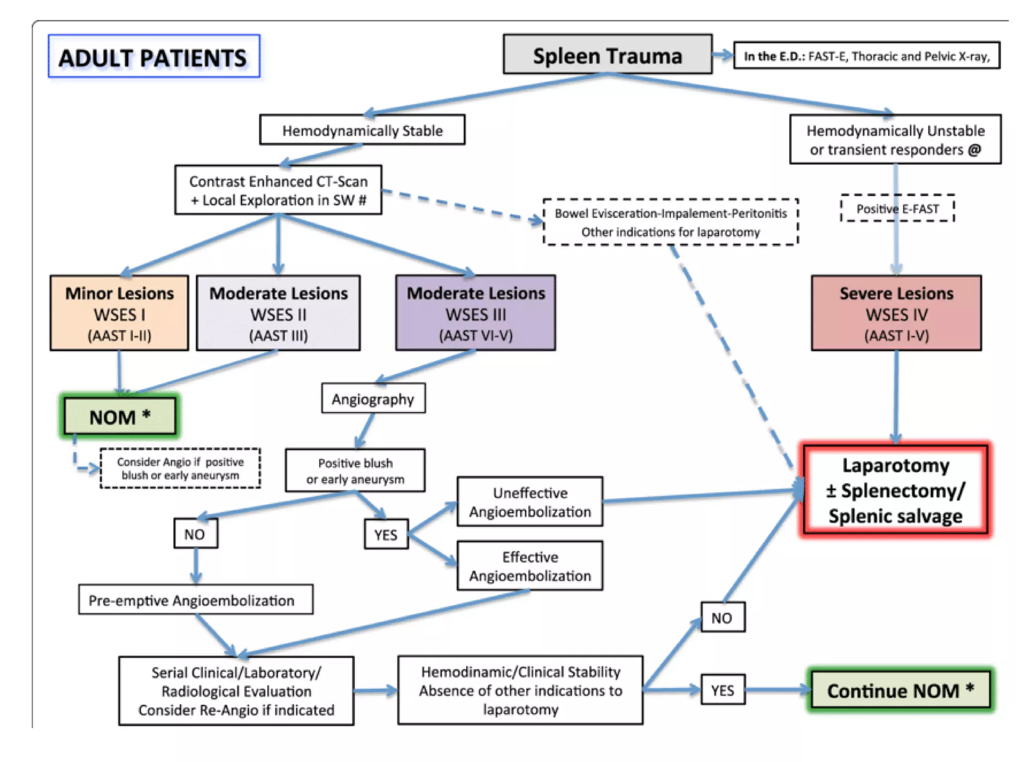 Splenic trauma - Causes, Complications, Management | PDF