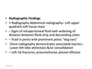 splenic trauma imaging modalities. .pptx
