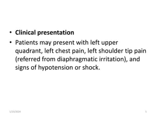 splenic trauma imaging modalities. .pptx