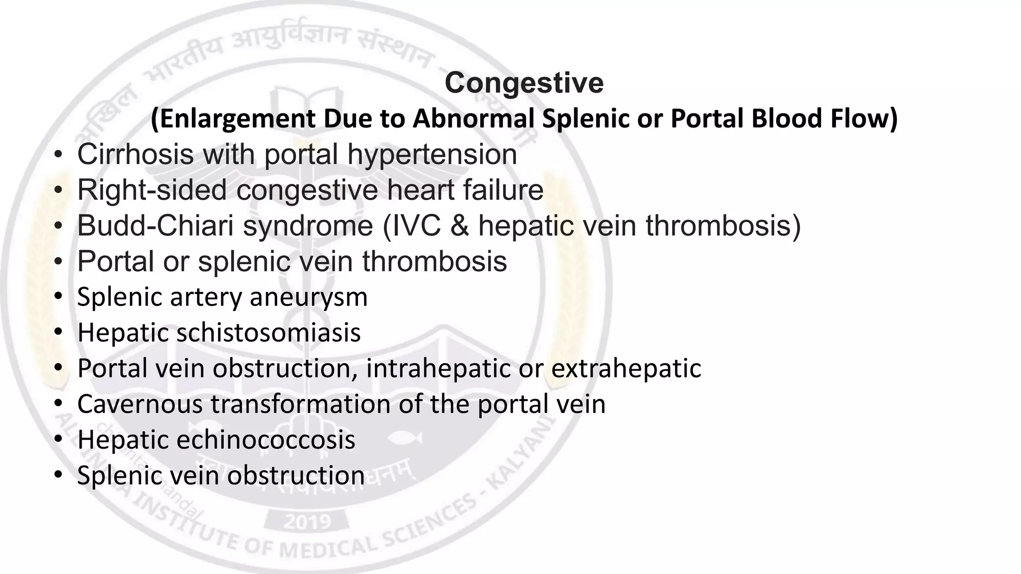 approach to splenomegaly | PPTX