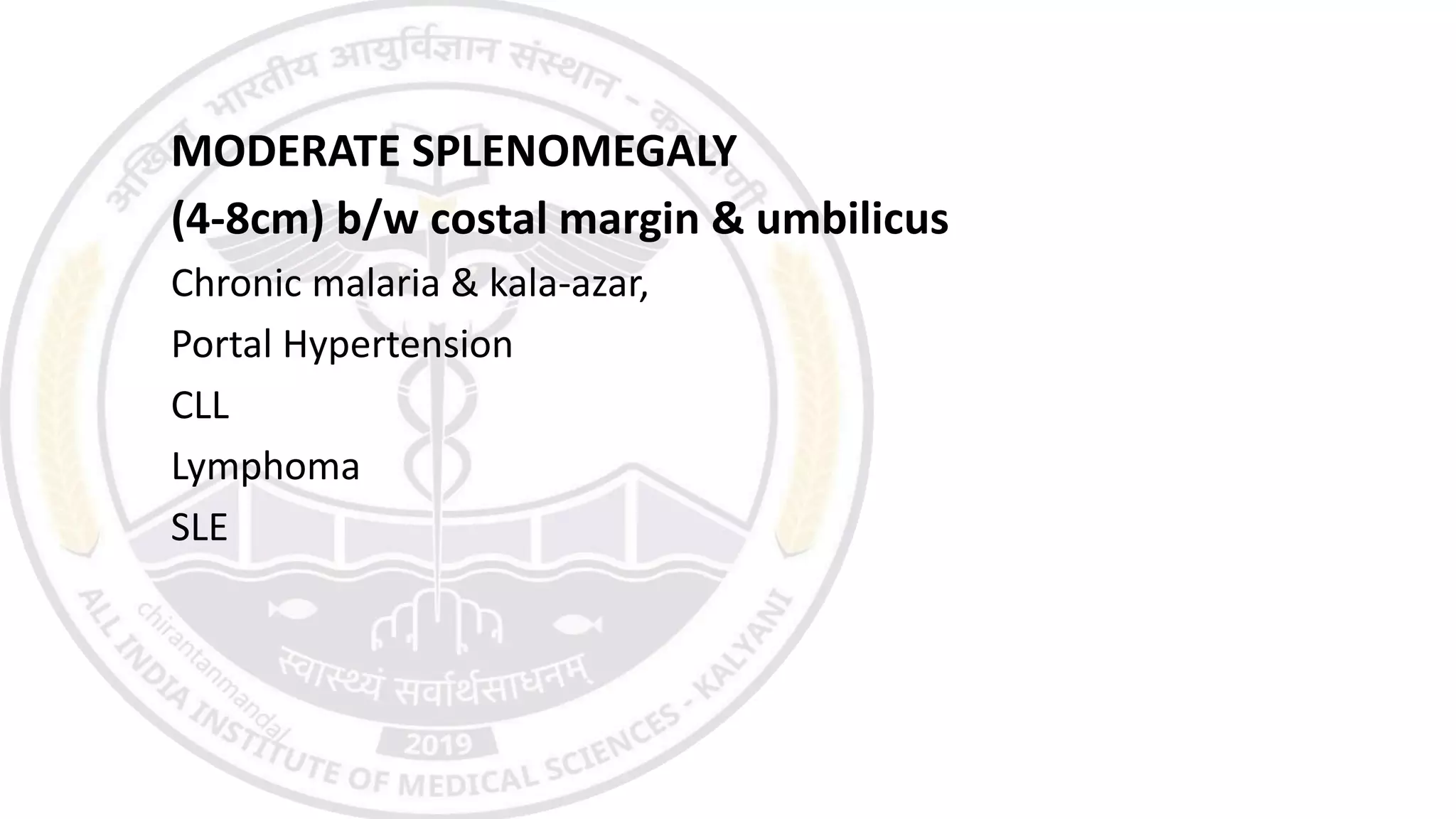 approach to splenomegaly | PPTX