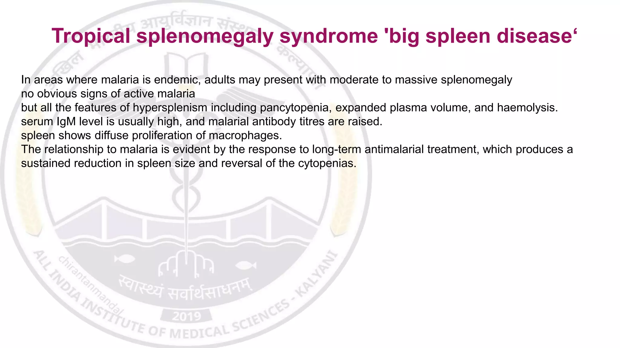 approach to splenomegaly | PPTX