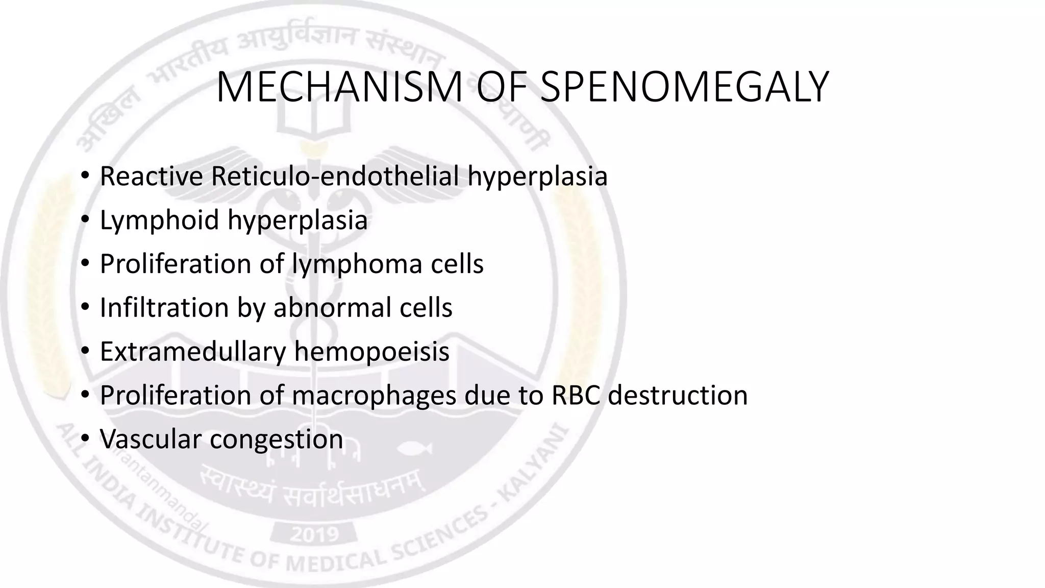 approach to splenomegaly | PPTX
