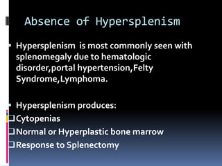 Splenomegaly | PPTX