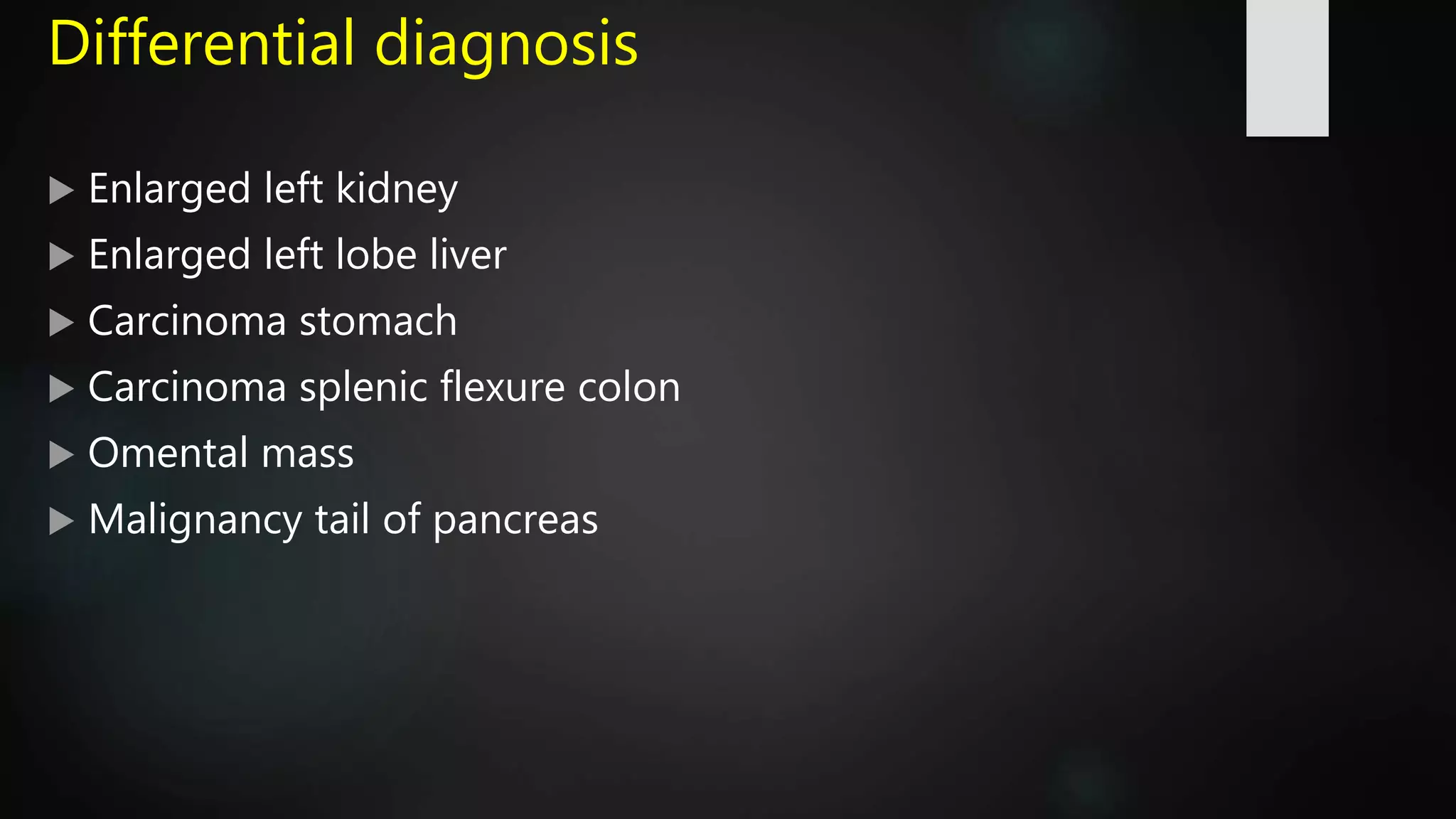 Splenomegaly : causes , clinical approach and examination | PPTX