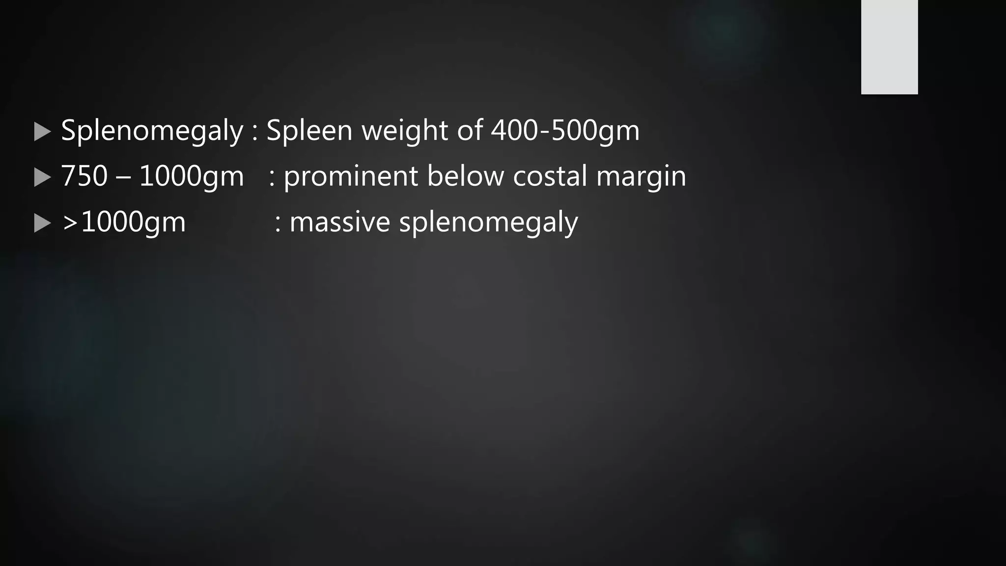 Splenomegaly : causes , clinical approach and examination | PPTX