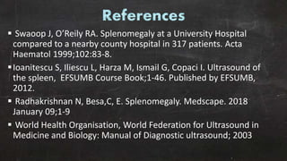 Splenomegaly | PPTX
