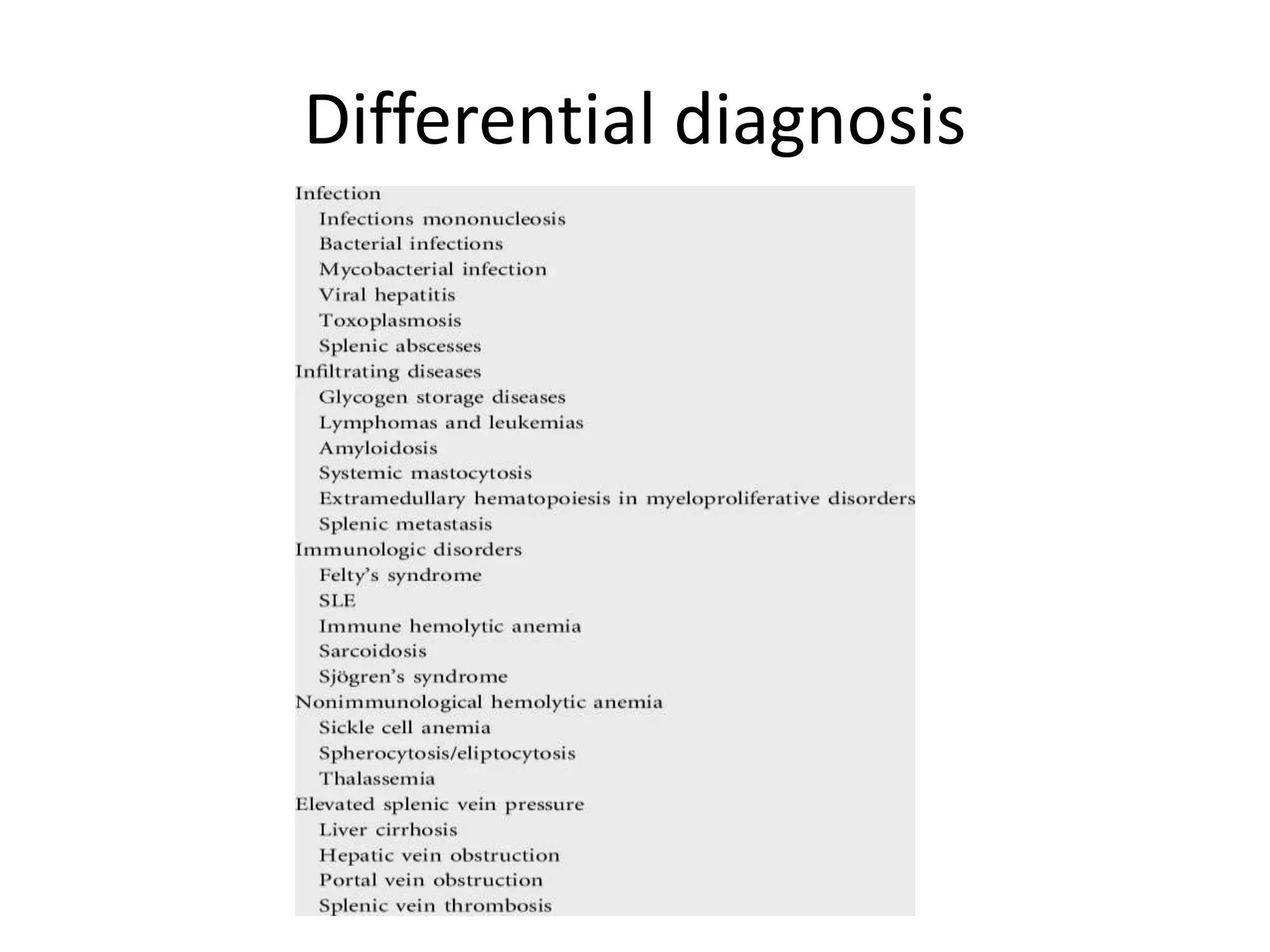 Splenomegaly | PPTX