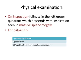 Splenomegaly | PPTX