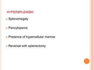 SPLEEN ANATOMY,FUNCTIONS,EXAMINATION & APPROACH TO SPLENOMEGALY | PPTX