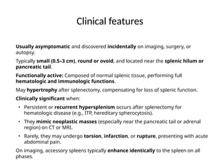 SPLENUNCULI (anatomy, physiology, pathology and management) | PPTX