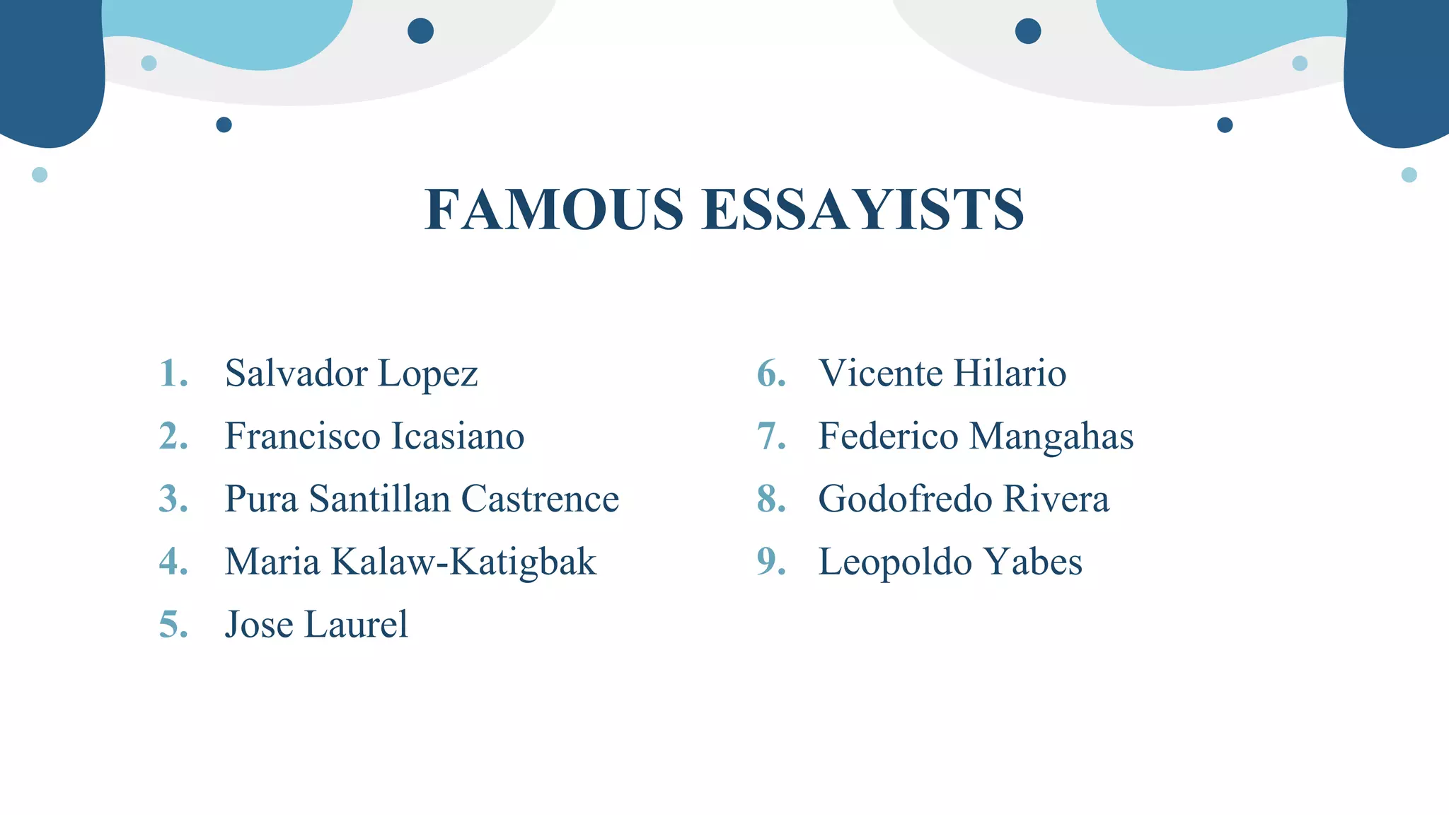 The Middle Period of Philippine Literature (1930 - 1960) | PPTX