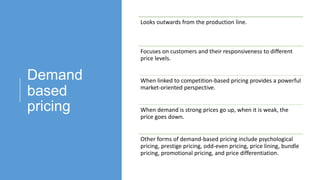 Pricing and forecasting | PPTX