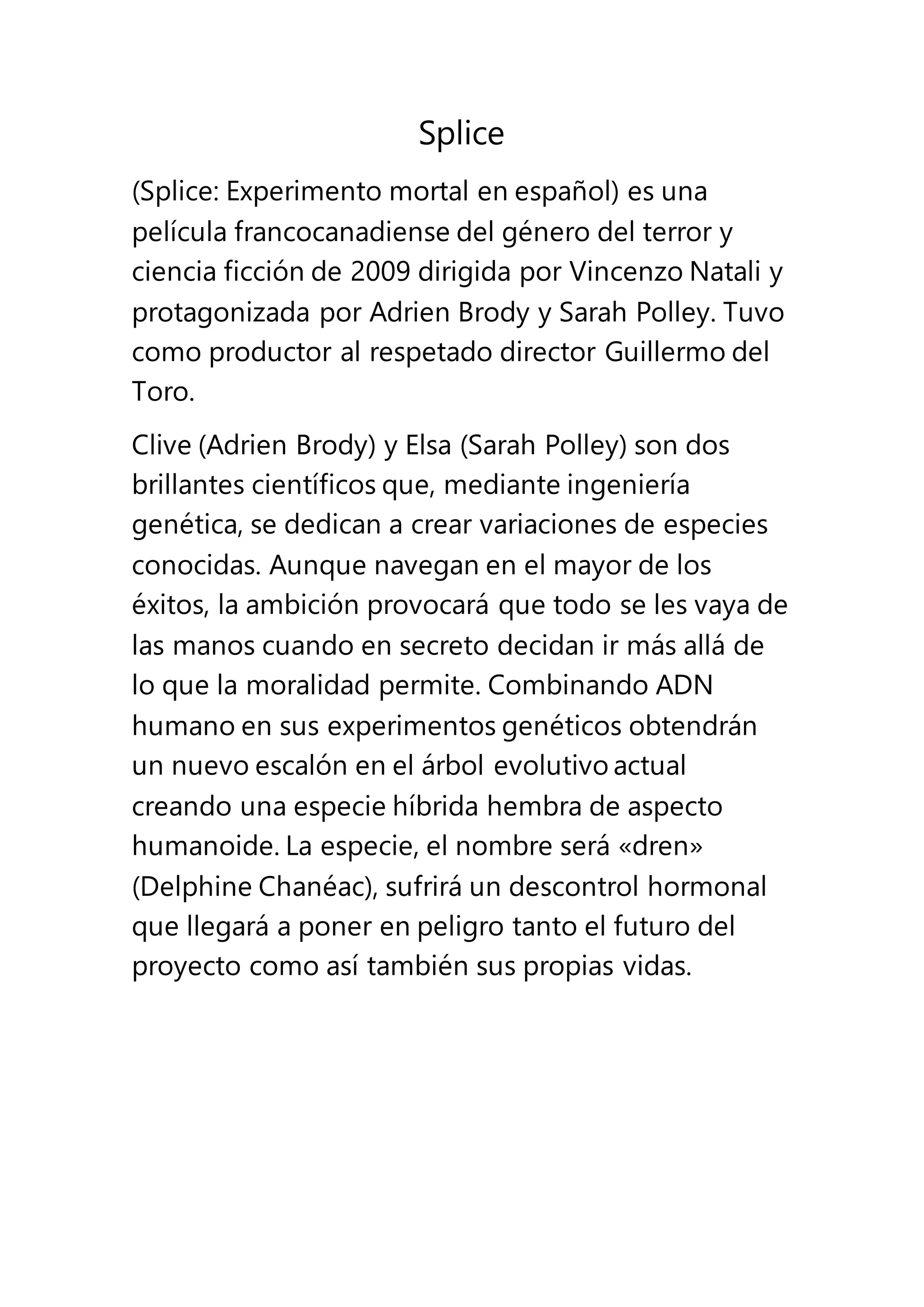 Splice | DOCX
