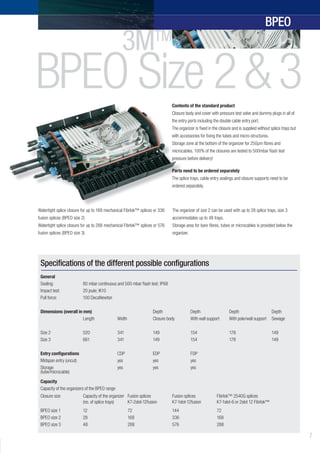 Splice Closures - Fibre Optic Closures - 3M BPEO | PDF