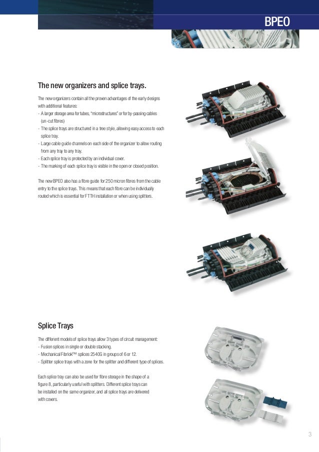 Splice Closures - Fibre Optic Closures - 3M BPEO