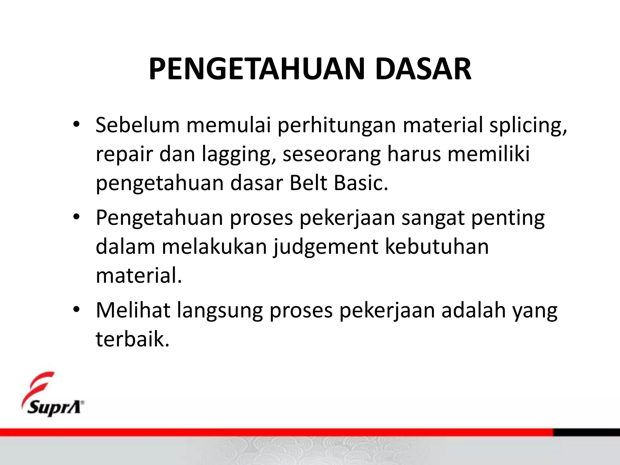 Splice kit lagging repair calculation.ppt