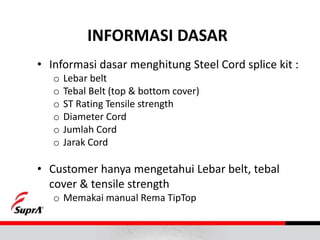 Splice kit lagging repair calculation.ppt