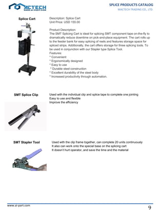 MT Series Splice Products | PDF | Cameras and Camcorders | Consumer ...