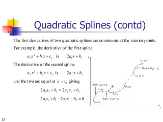 Spline Interpolation | PPT