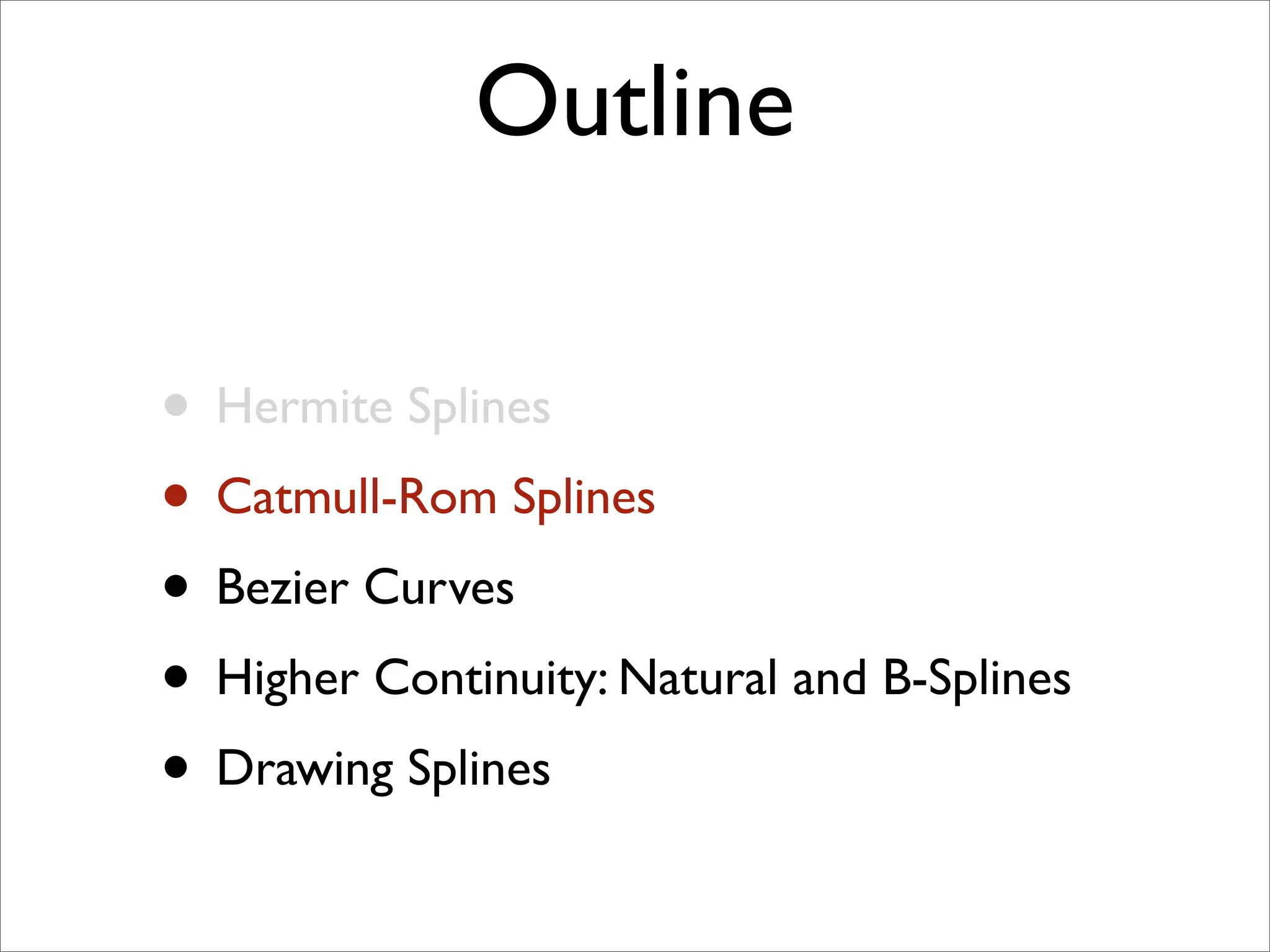 spline1.pdf computer graphics cad software | PPT