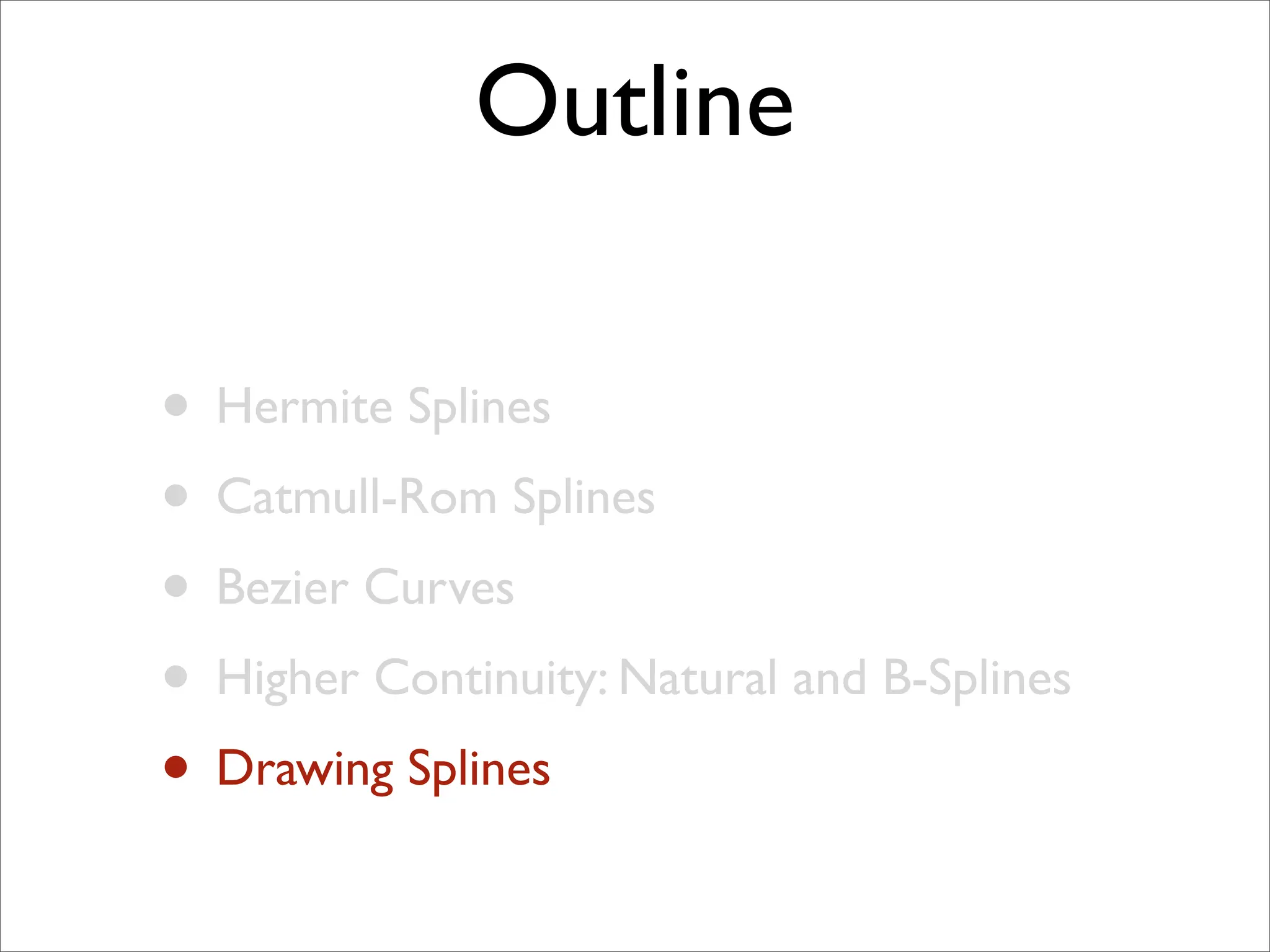 spline1.pdf computer graphics cad software | PPT