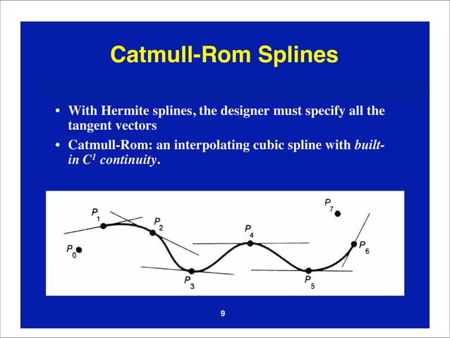spline1.pdf computer graphics cad software | PPT
