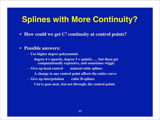 spline1.pdf computer graphics cad software | PPT