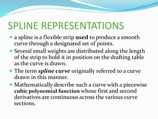Spline representations | PPTX