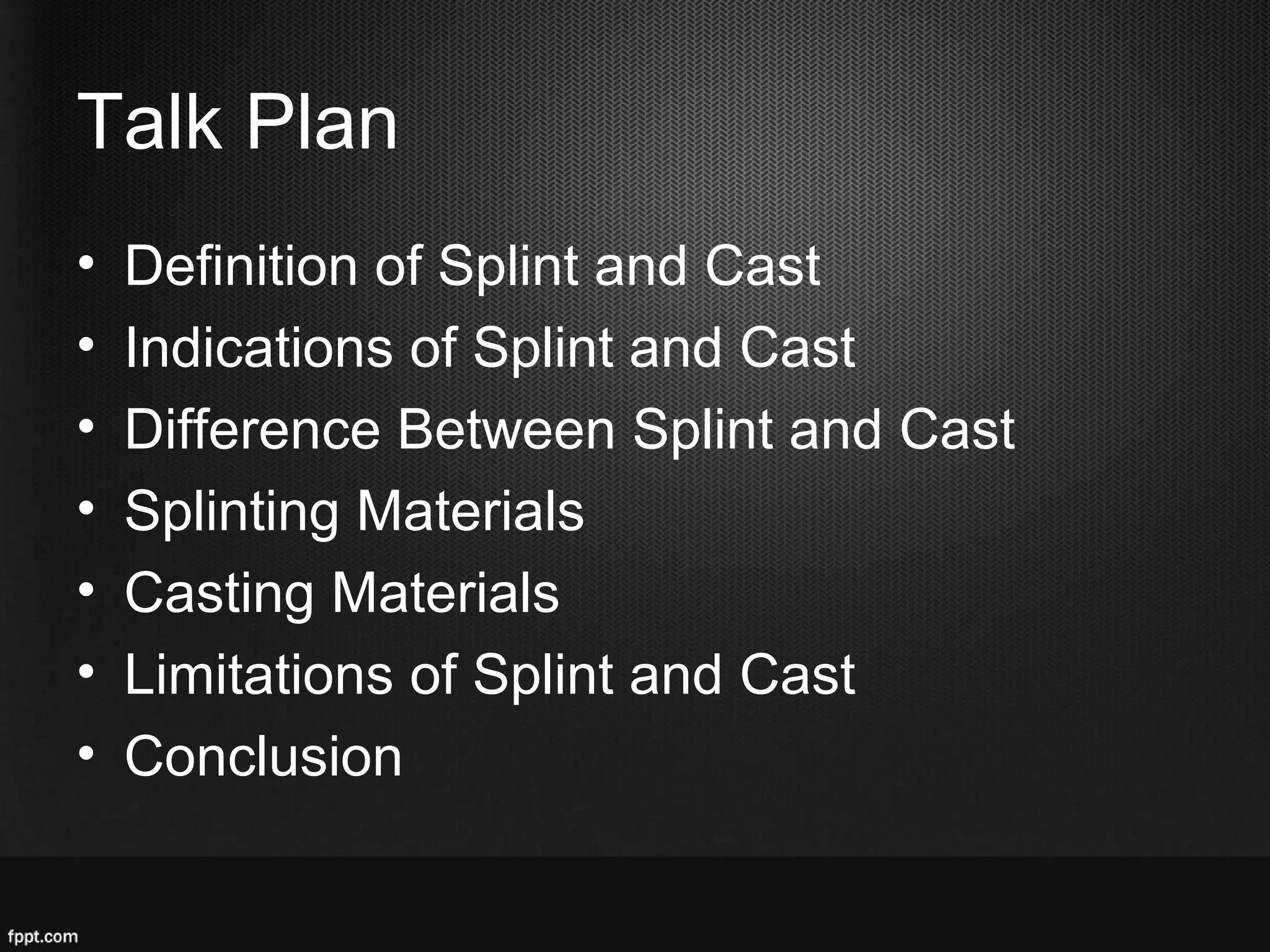 Indications and Limitations of Splint and cast used for Bovine ...