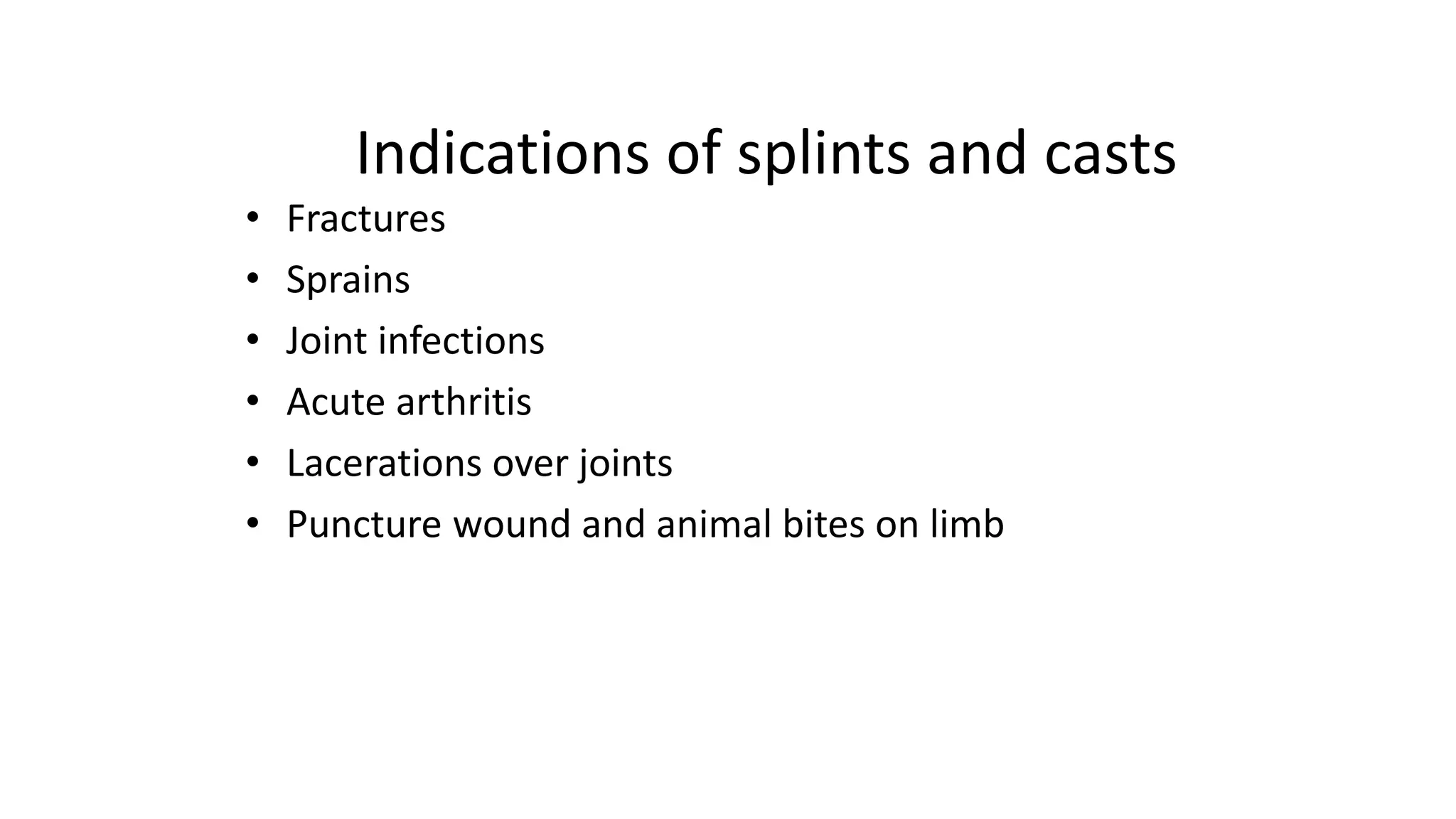 Splint and cast orthopedic surgery | PPTX