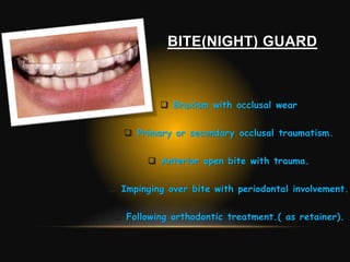 Splinting of teeth in periodontics | PPTX